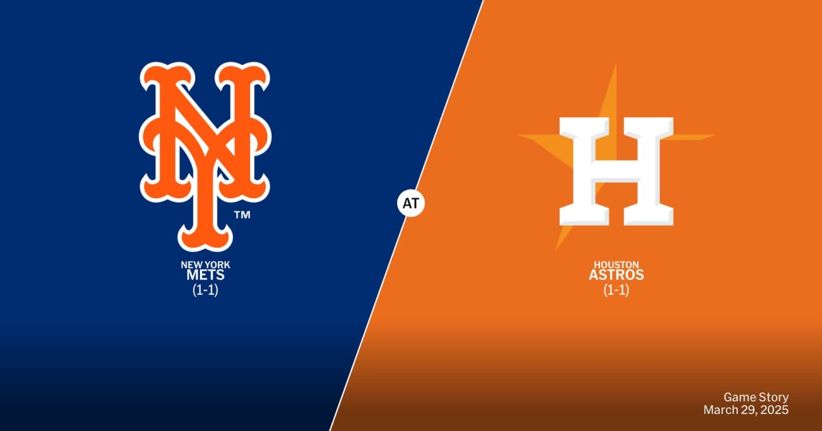 New York Mets at Houston Astros Game Story, Scores/Highlights - 03/29 ...