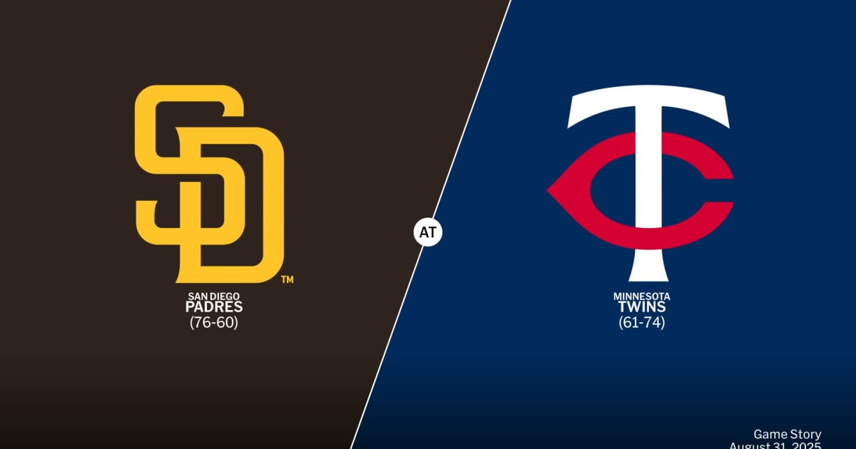 San Diego Padres at Minnesota Twins Game Story, Scores/Highlights - 08 ...