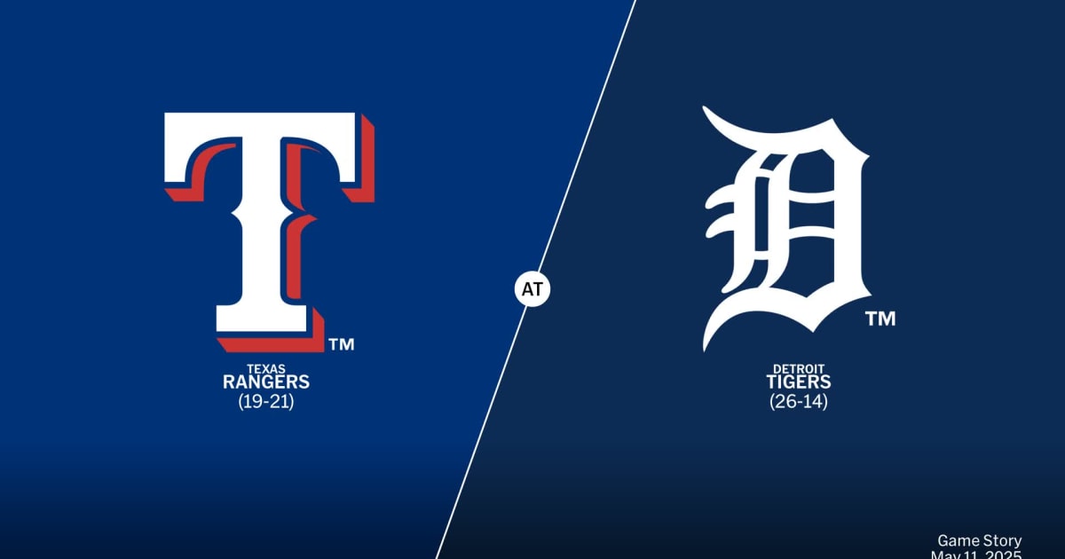 Texas Rangers at Detroit Tigers Game Story, Scores/Highlights - 05/11 ...