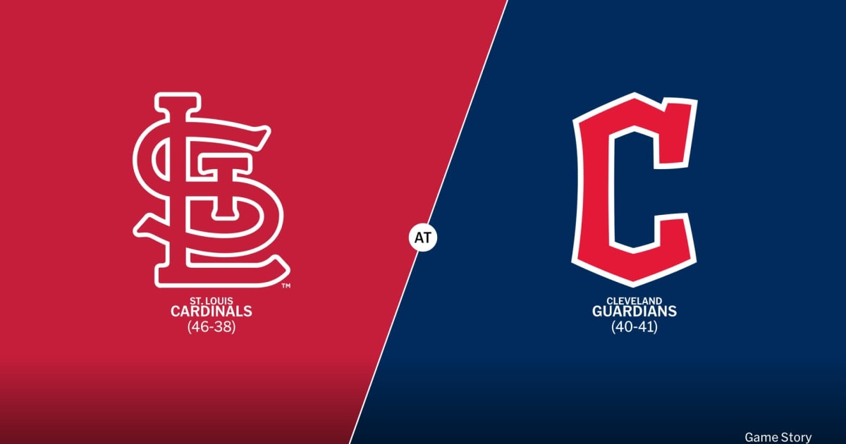 St. Louis Cardinals at Cleveland Guardians Game Story, Scores ...