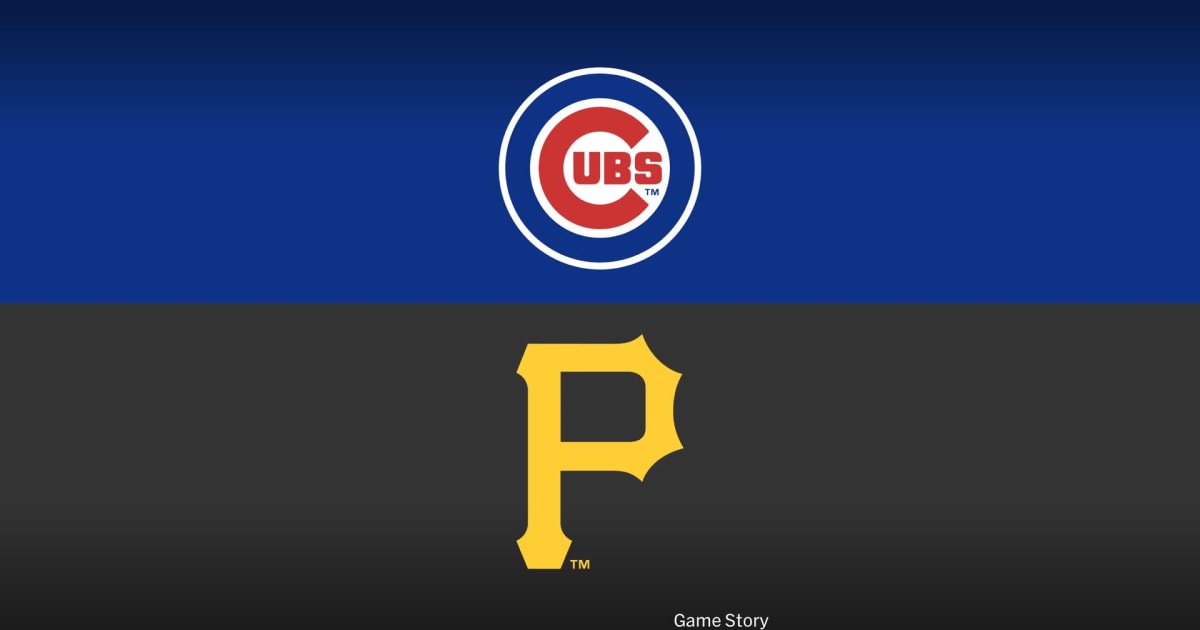 Chicago Cubs at Pittsburgh Pirates Game Story, Scores/Highlights - 08 ...