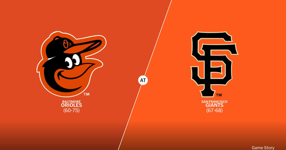 Baltimore Orioles at San Francisco Giants Game Story, Scores/Highlights ...