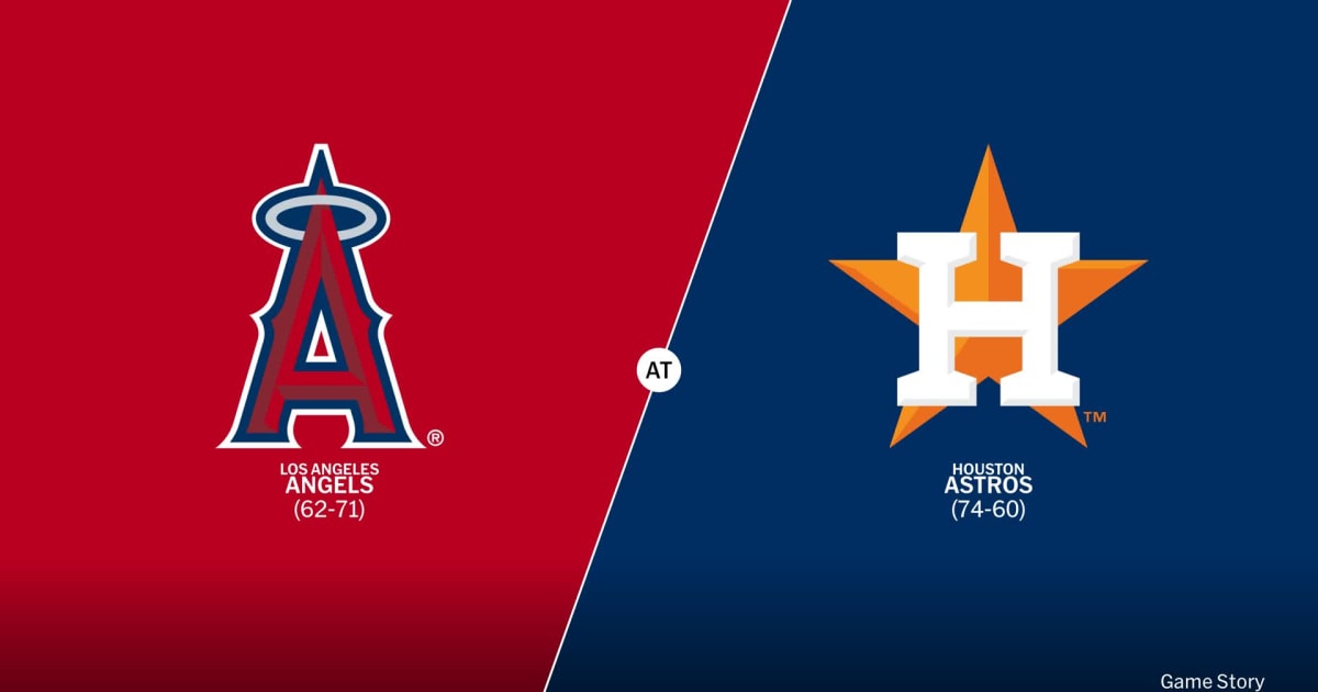 Los Angeles Angels at Houston Astros Game Story, Scores/Highlights - 08 ...