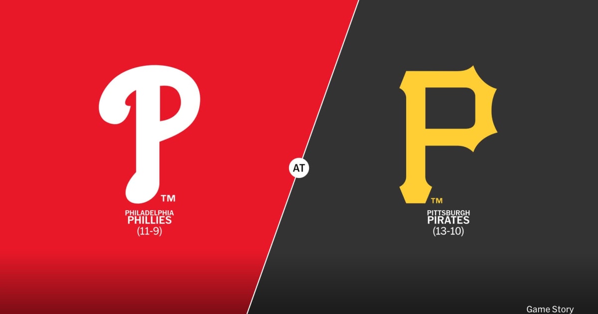 Philadelphia Phillies at Pittsburgh Pirates Game Story, Scores ...