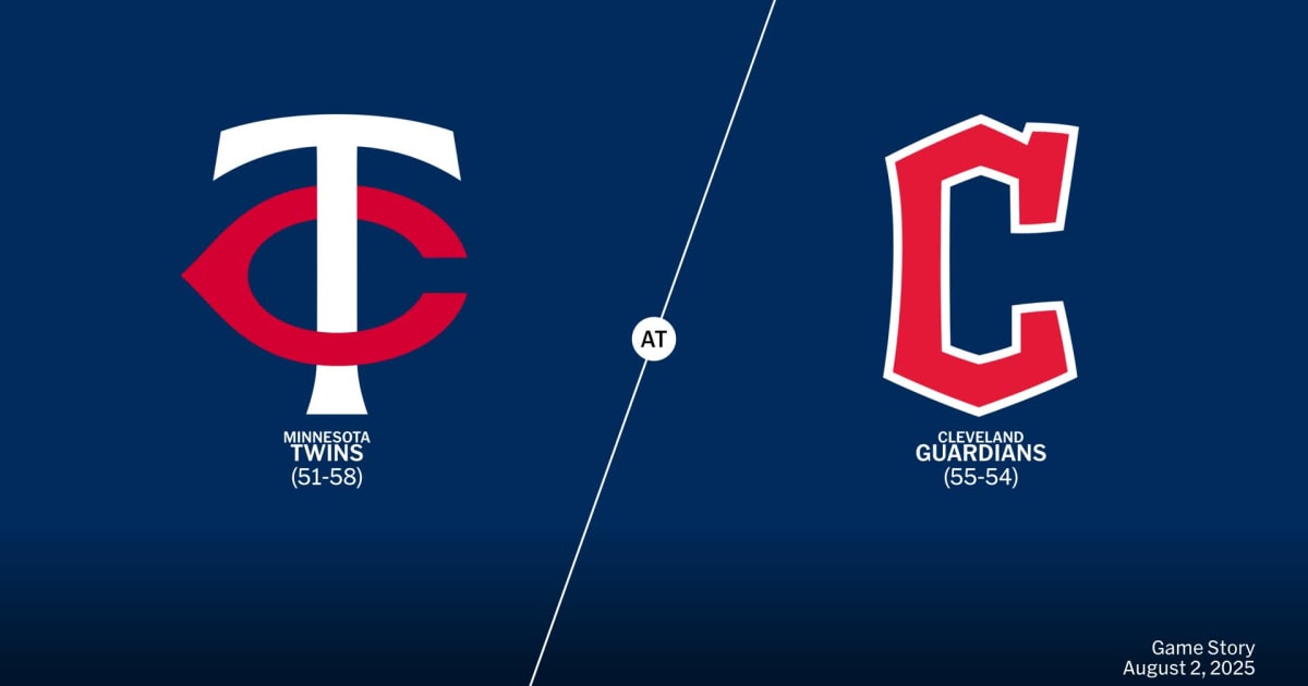 Minnesota Twins at Cleveland Guardians Game Story, Scores/Highlights ...