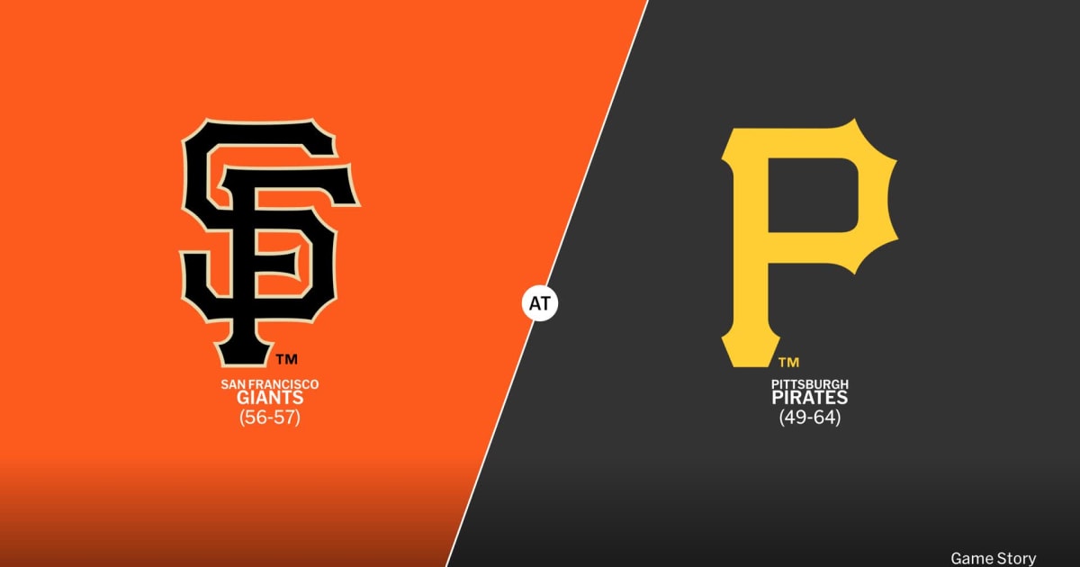 San Francisco Giants at Pittsburgh Pirates Game Story, Scores ...