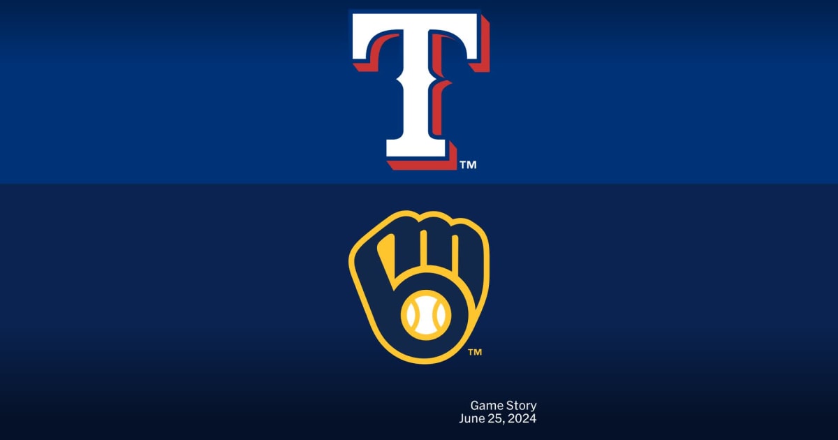 Texas Rangers at Milwaukee Brewers Game Story, Scores/Highlights - 06 ...