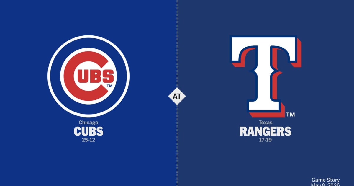 Chicago Cubs at Texas Rangers Preview - 05/08/2026 - MLB Stories