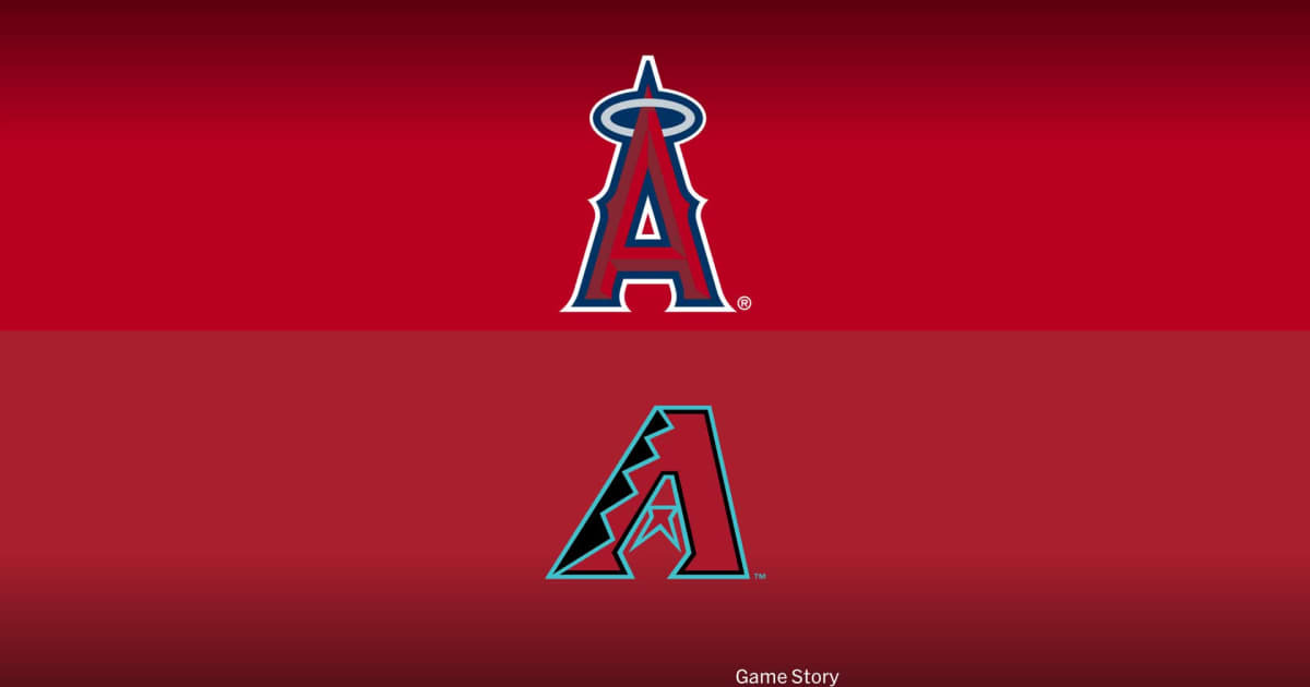 Los Angeles Angels at Arizona Diamondbacks Game Story, Scores ...
