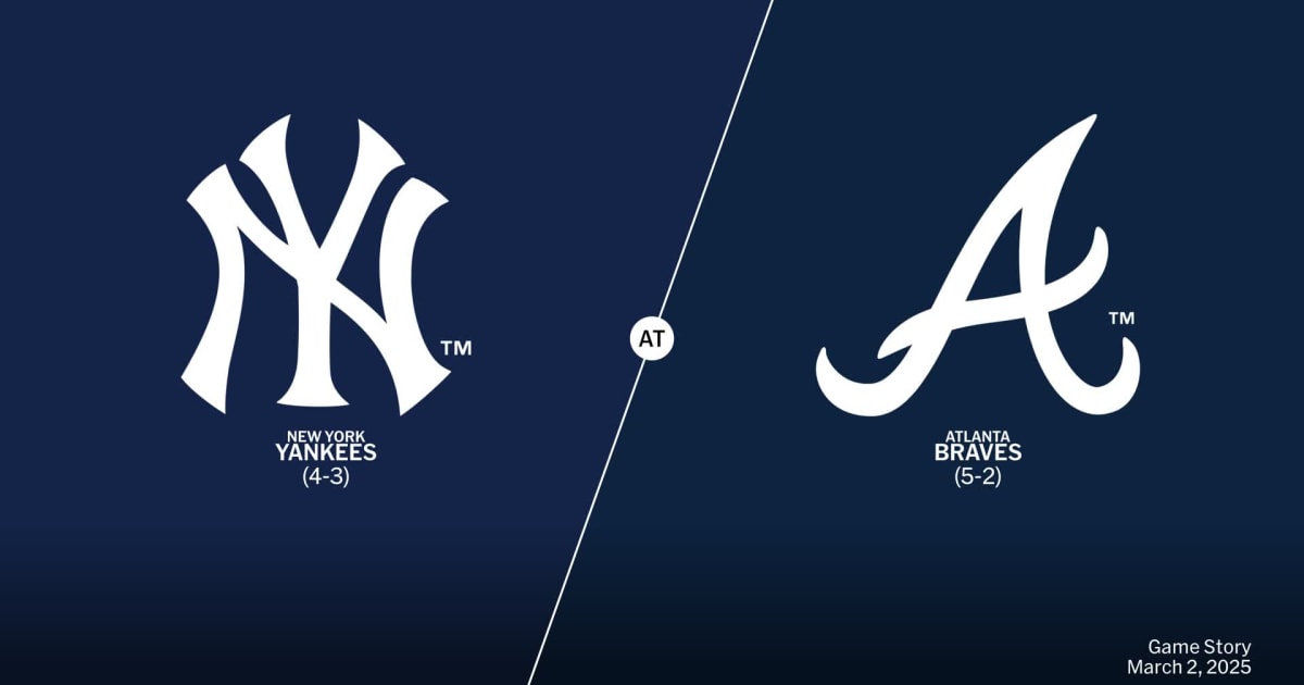 New York Yankees at Atlanta Braves Game Story, Scores/Highlights - 03 ...