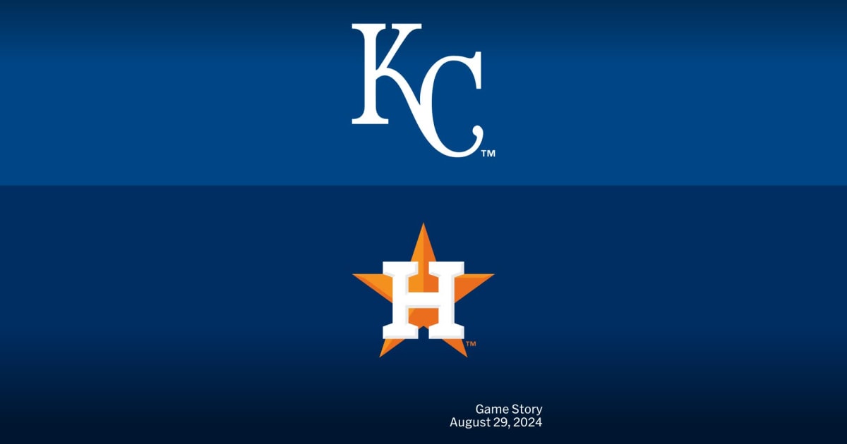 Kansas City Royals at Houston Astros Game Story, Scores/Highlights - 08 ...
