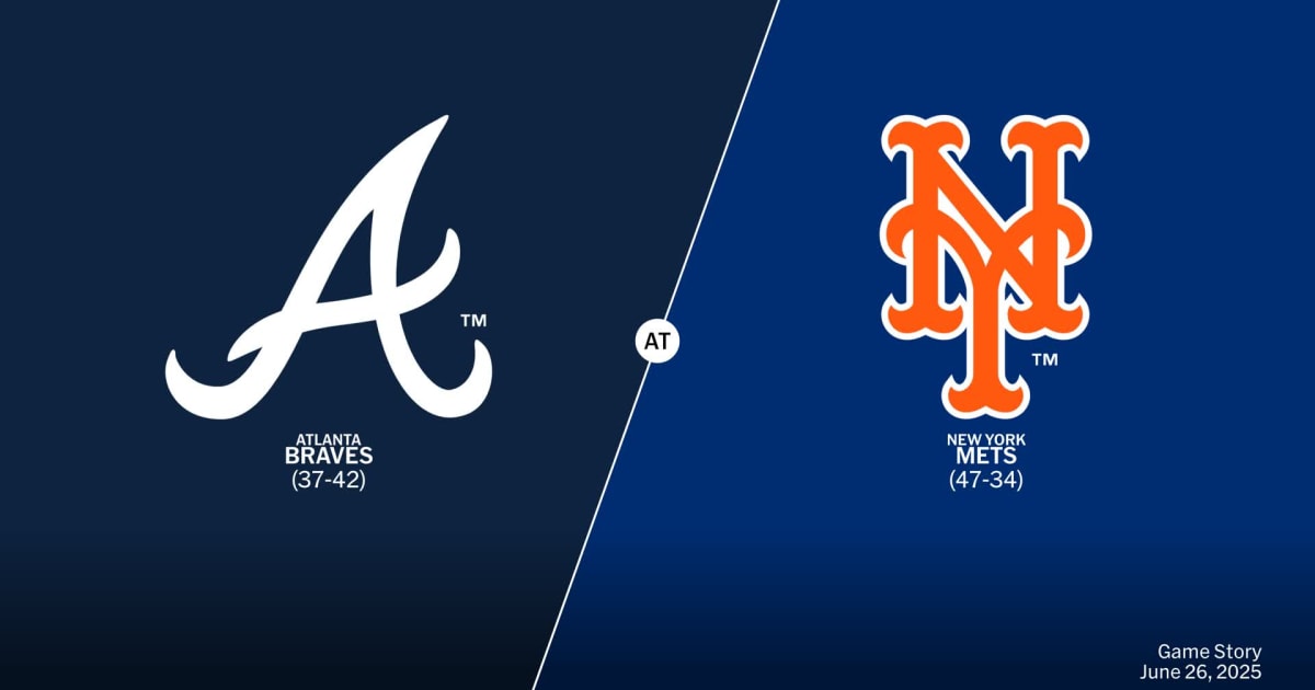 Atlanta Braves at New York Mets Game Story, Scores/Highlights - 06/26 ...