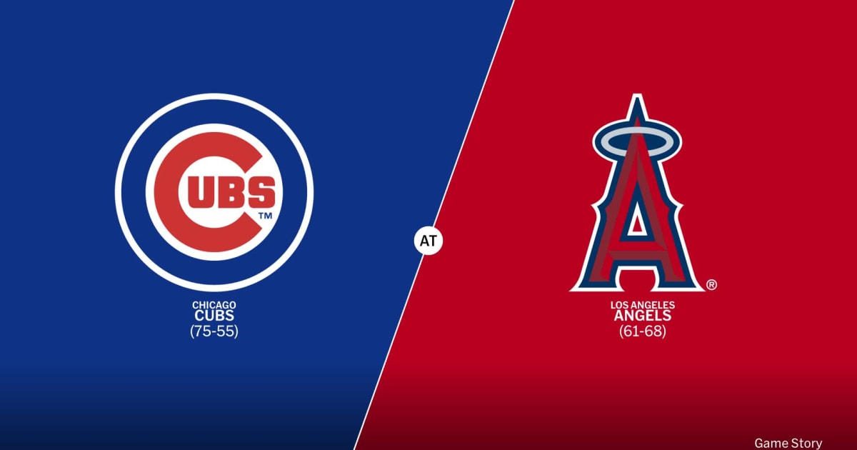 Chicago Cubs at Los Angeles Angels Game Story, Scores/Highlights - 08 ...