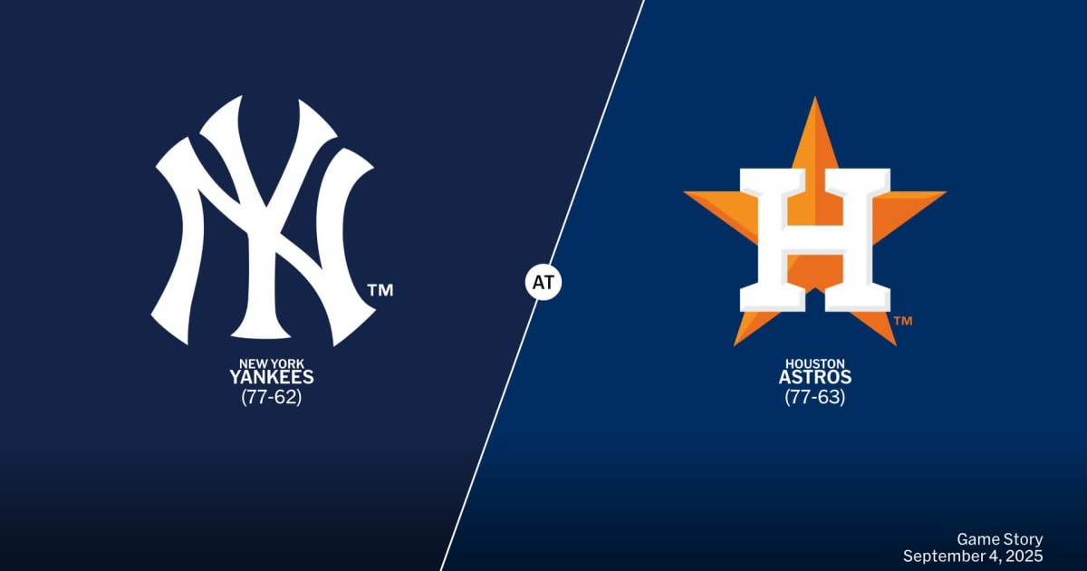 New York Yankees at Houston Astros Game Story, Scores/Highlights - 09 ...