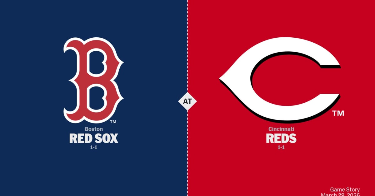 Boston Red Sox at Cincinnati Reds Game Story, Scores/Highlights - 03/29 ...