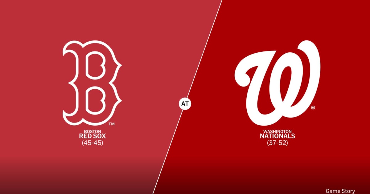Boston Red Sox at Washington Nationals Game Story, Scores/Highlights ...