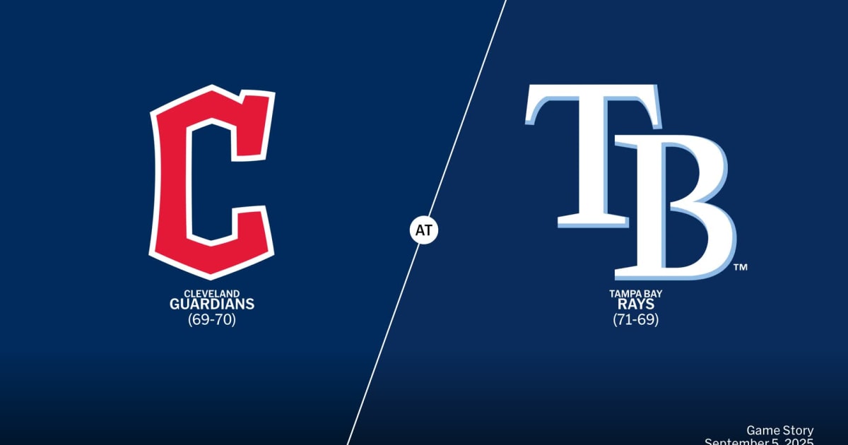 Cleveland Guardians at Tampa Bay Rays Game Story, Scores/Highlights ...