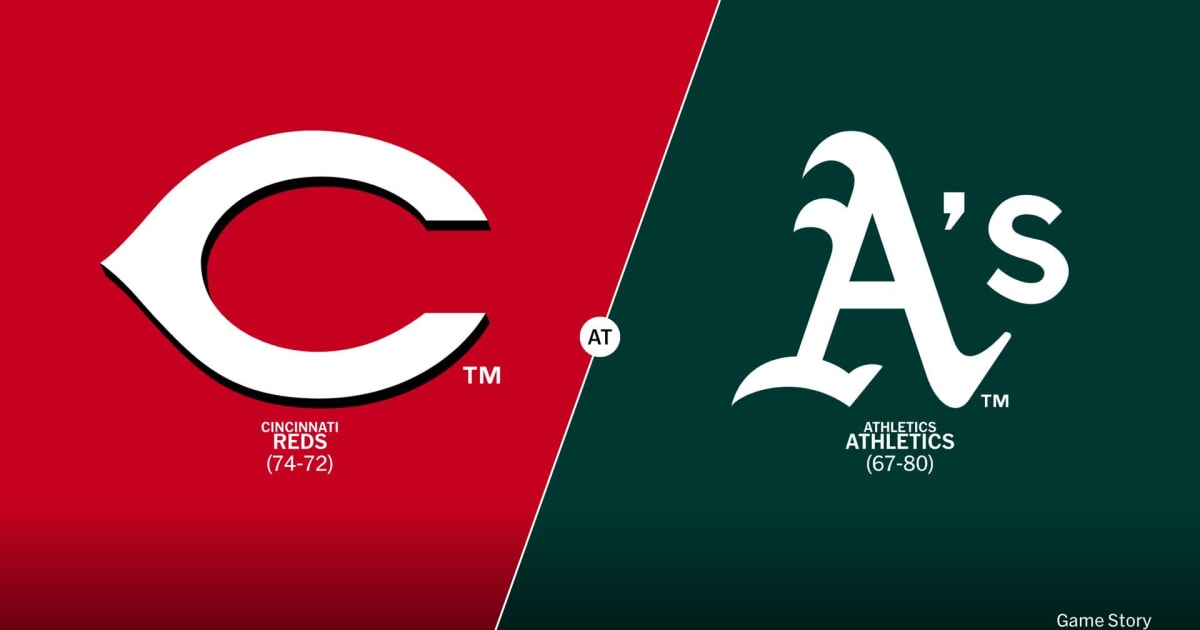 Cincinnati Reds at Athletics Game Story, Scores/Highlights - 09/12/2025 ...