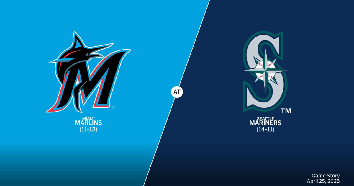 Miami Marlins at Seattle Mariners Game Story, Scores/Highlights - 04/25 ...