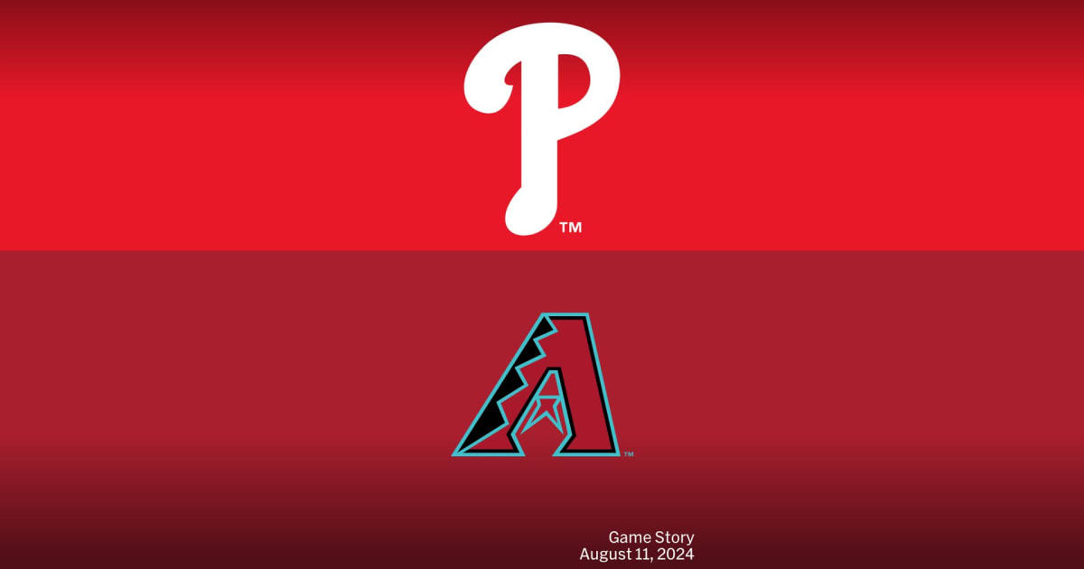 Philadelphia Phillies at Arizona Diamondbacks Game Story, Scores ...