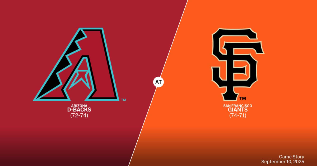 Arizona Diamondbacks at San Francisco Giants Game Story, Scores ...