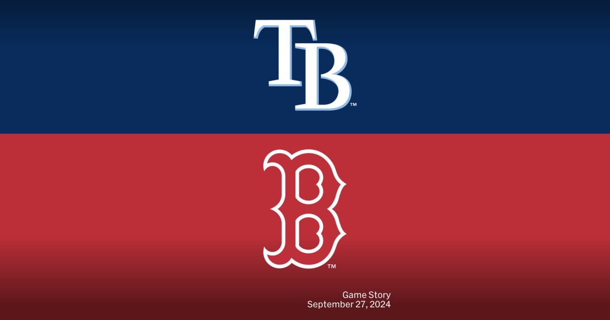 Tampa Bay Rays at Boston Red Sox Game Story, Scores/Highlights - 09/27 ...