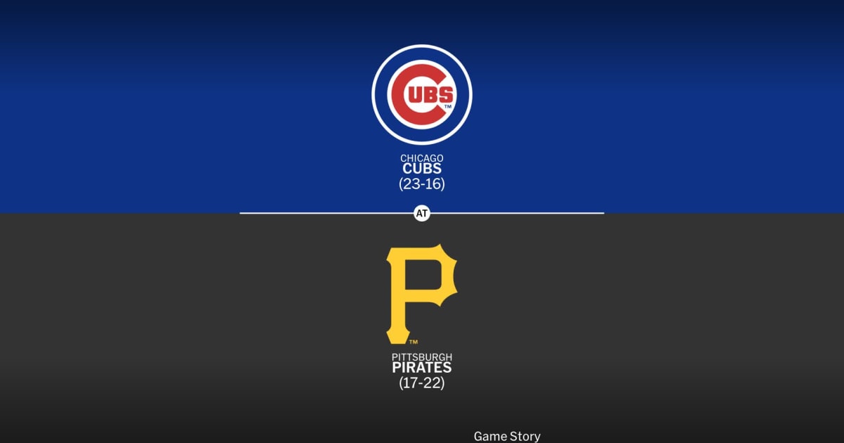 Chicago Cubs at Pittsburgh Pirates Game Story - 05/11/2024 - MLB Stories
