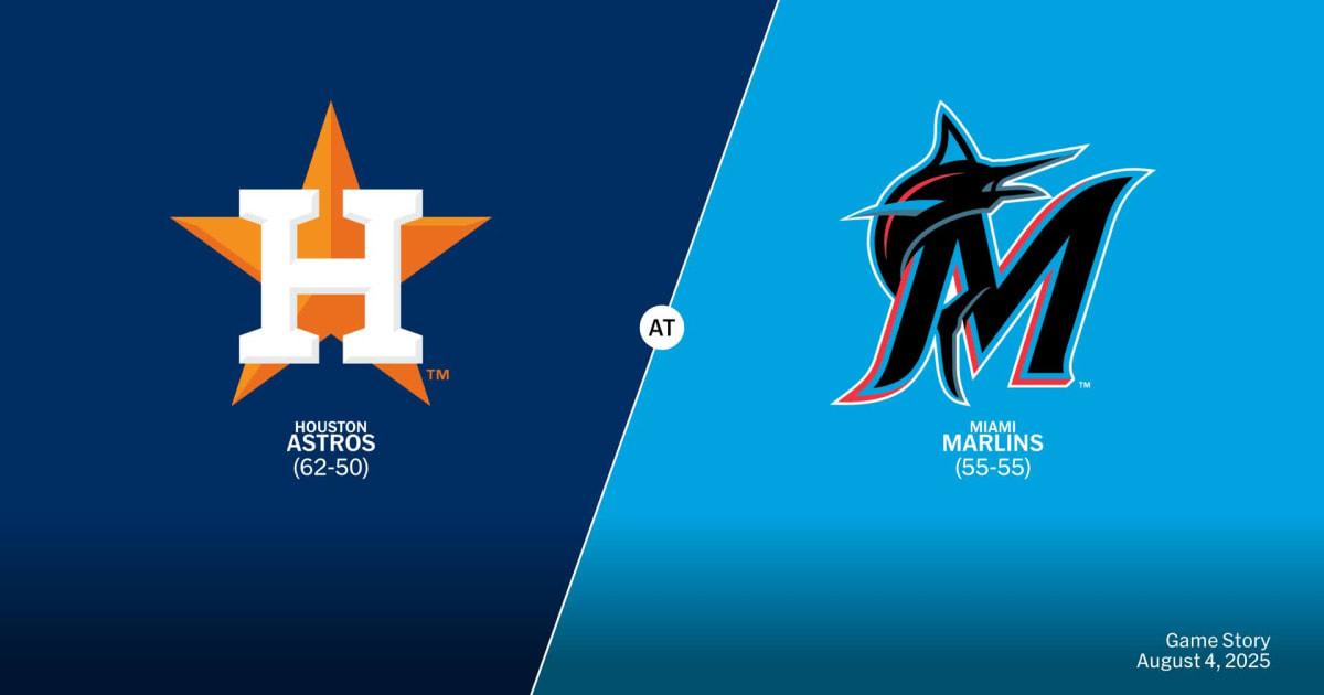 Houston Astros at Miami Marlins Game Story, Scores/Highlights - 08/04 ...