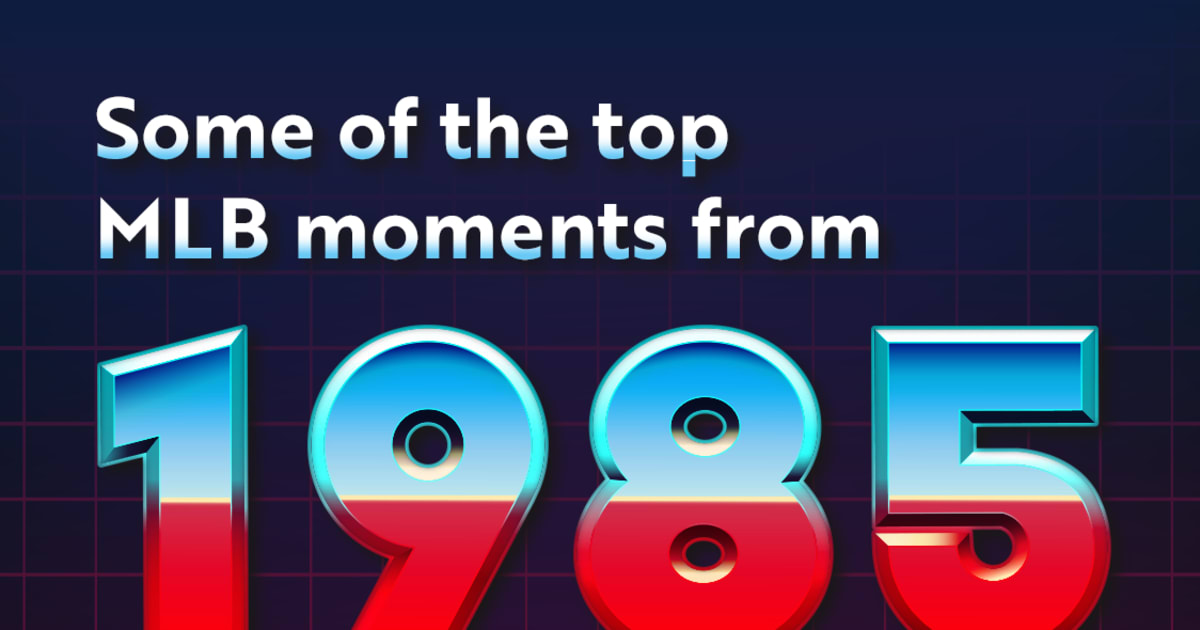 Dairy Queen Top 1985 MLB Moments - MLB Stories