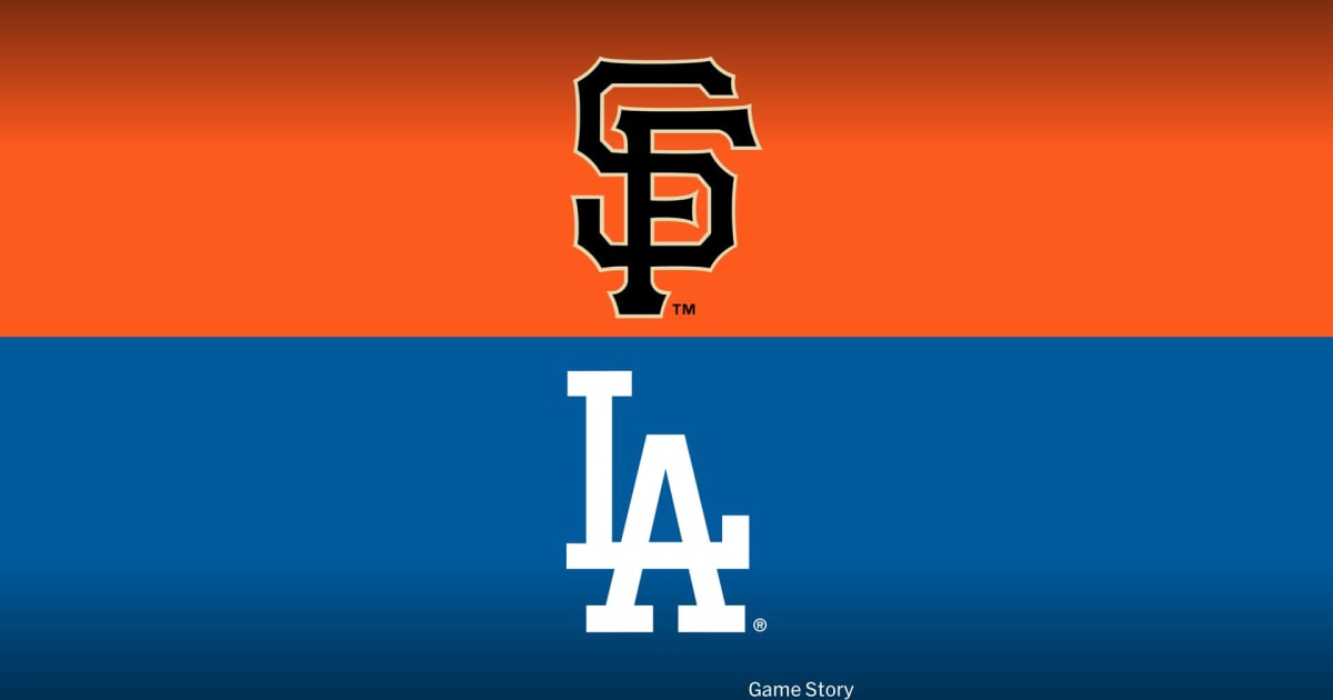 San Francisco Giants at Los Angeles Dodgers Game Story, Scores ...