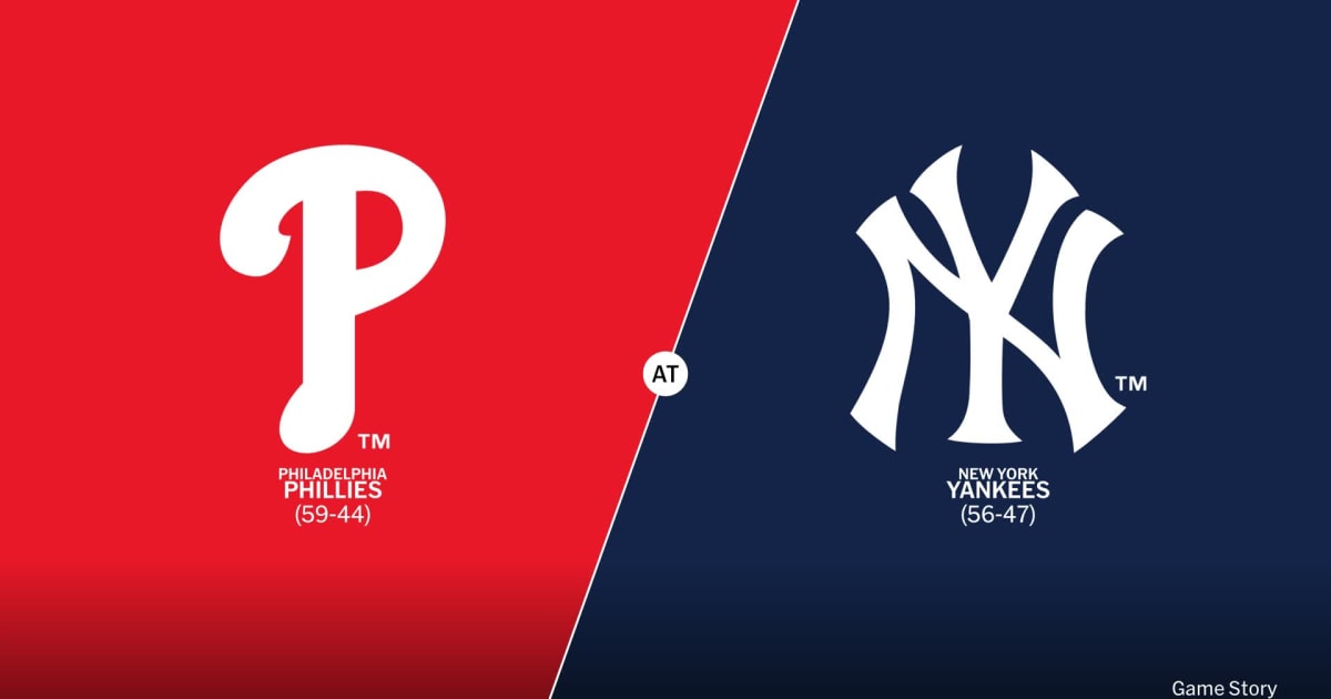 Philadelphia Phillies at New York Yankees Game Story, Scores/Highlights ...