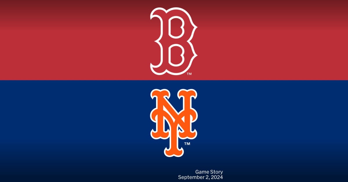Boston Red Sox at New York Mets Game Story, Scores/Highlights - 09/02 ...
