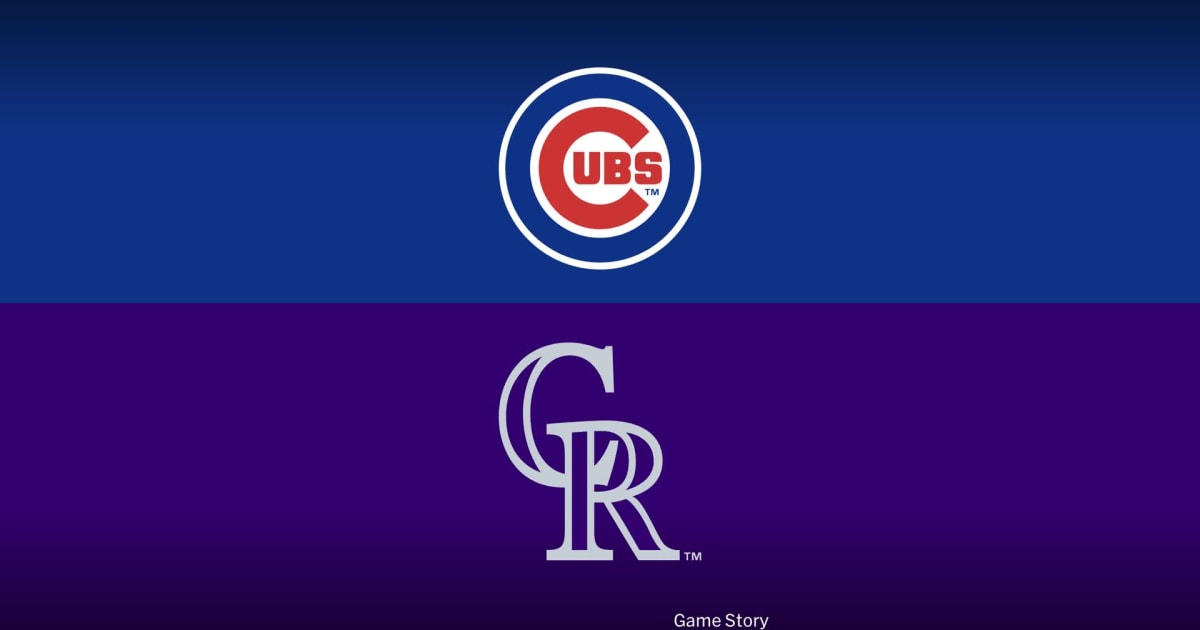 Chicago Cubs at Colorado Rockies Game Story, Scores/Highlights - 09/14 ...