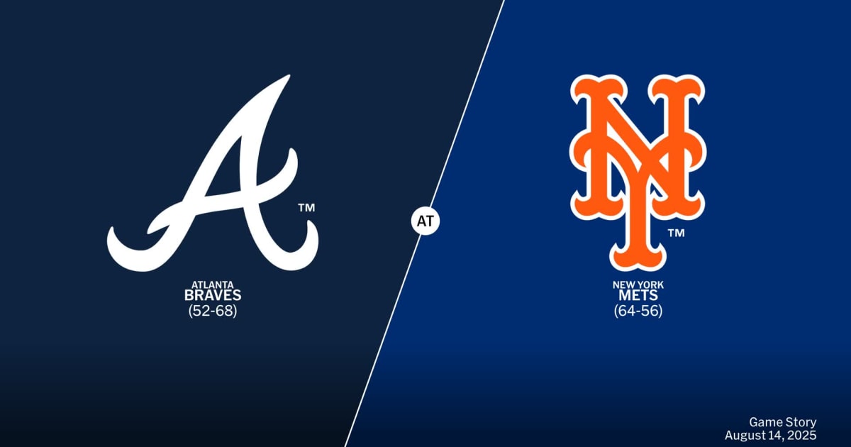 Atlanta Braves at New York Mets Game Story, Scores/Highlights - 08/14 ...