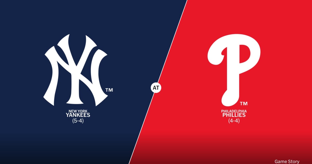 New York Yankees at Philadelphia Phillies Game Story, Scores/Highlights ...