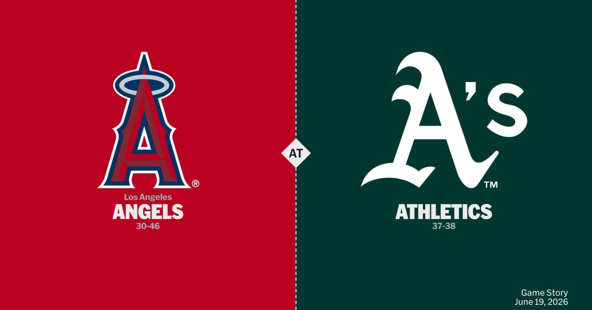 Los Angeles Angels at Athletics Game Story, Scores/Highlights - 06/19 ...