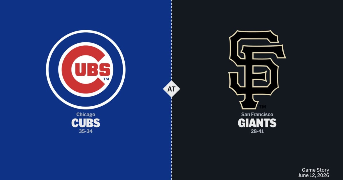 Chicago Cubs at San Francisco Giants Game Story, Scores/Highlights - 06 ...