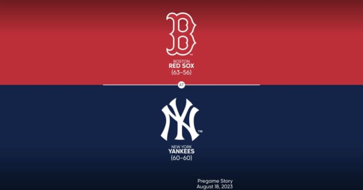 Boston Red Sox at New York Yankees Preview - 08/18/2023 - MLB Stories