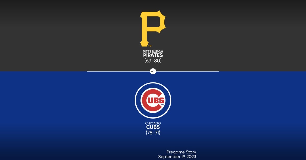 Pittsburgh Pirates at Chicago Cubs Preview - 09/19/2023 - MLB Stories