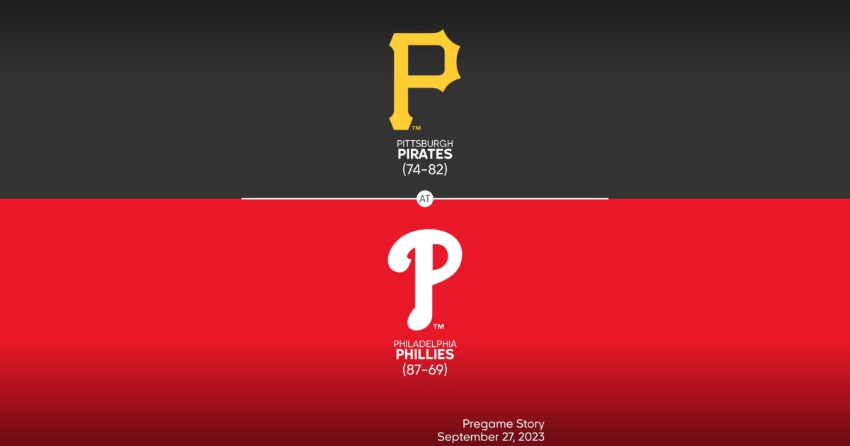 Pittsburgh Pirates at Philadelphia Phillies Preview - 09/27/2023 - MLB ...