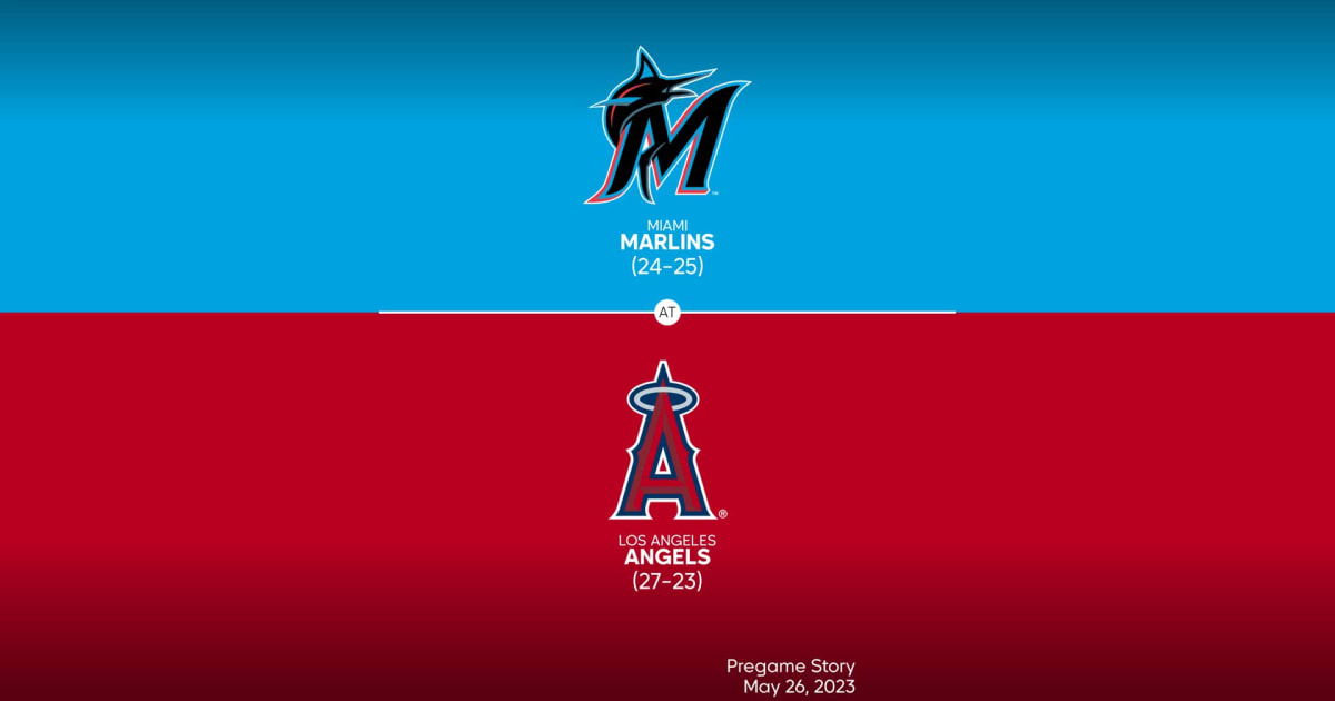 MLB Stories - Miami Marlins at Los Angeles Angels Preview - 05/26/2023