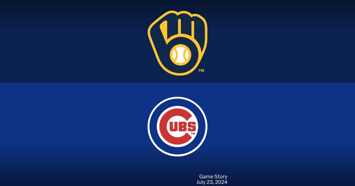 Milwaukee Brewers at Chicago Cubs Game Story, Scores/Highlights - 07/23 ...