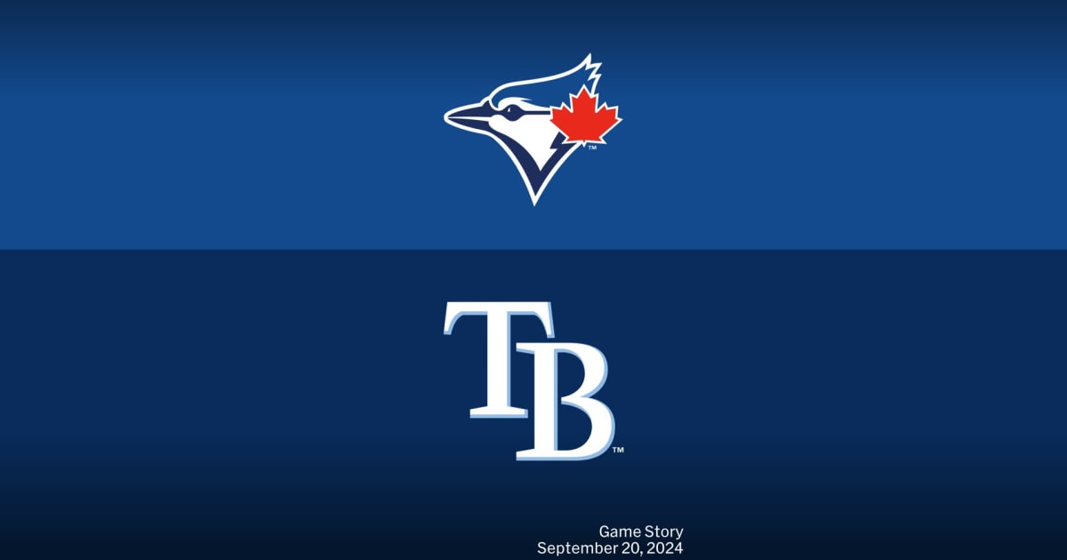 Toronto Blue Jays at Tampa Bay Rays Preview - 09/20/2024 - MLB Stories