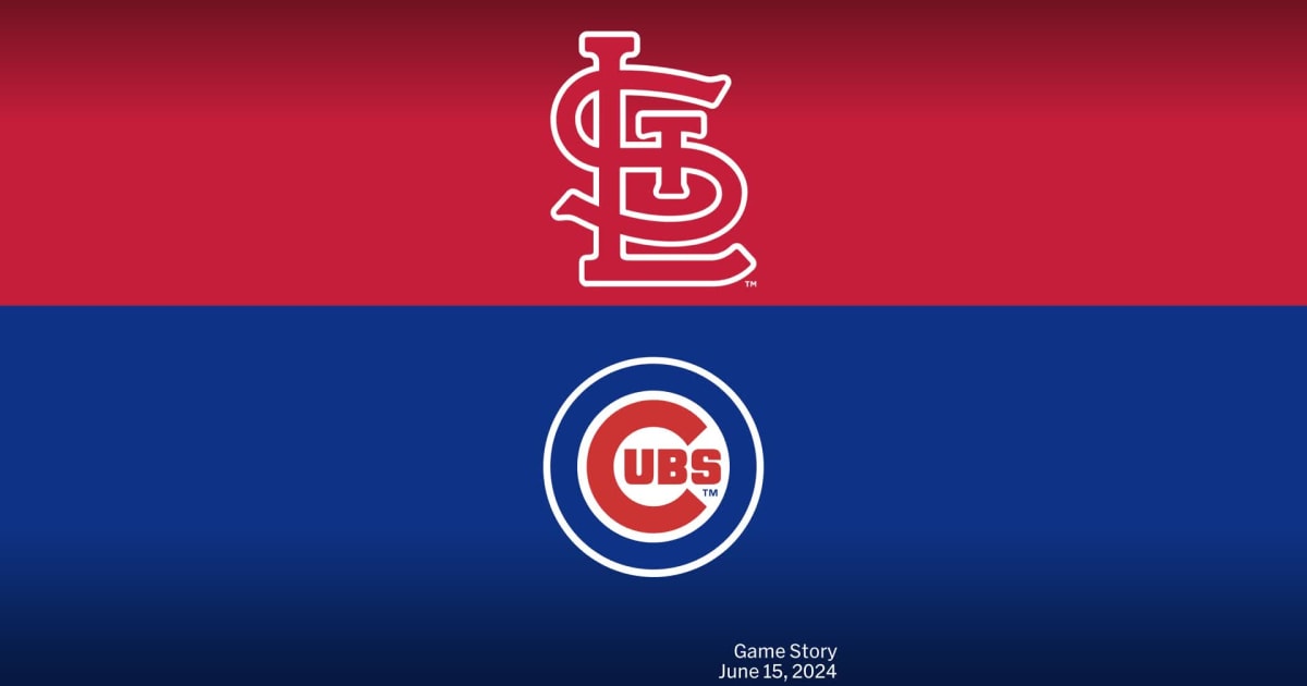 St. Louis Cardinals at Chicago Cubs Game Story, Scores/Highlights - 06 ...
