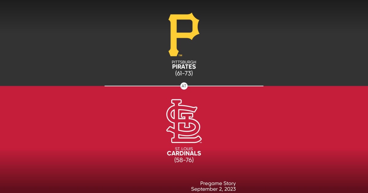 Pittsburgh Pirates at St. Louis Cardinals Preview - 09/02/2023 - MLB ...