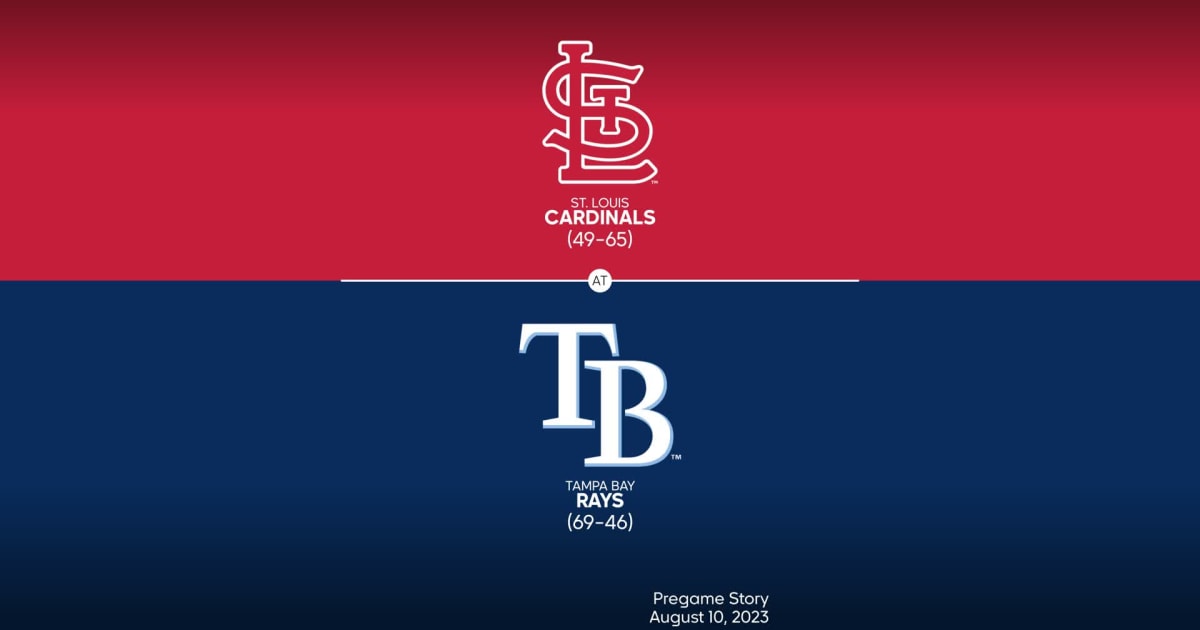 St. Louis Cardinals at Tampa Bay Rays Preview - 08/10/2023 - MLB Stories