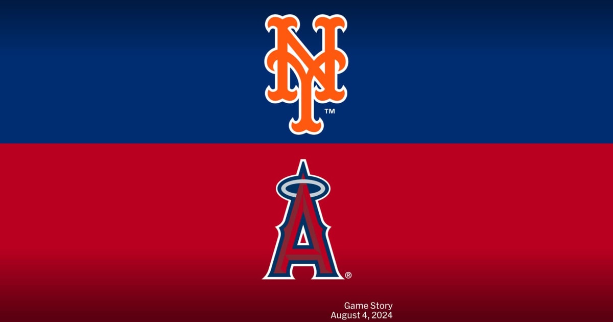 New York Mets at Los Angeles Angels Game Story, Scores/Highlights - 08 ...