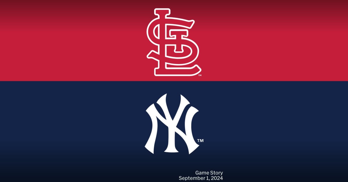 St. Louis Cardinals at New York Yankees Game Story, Scores/Highlights ...