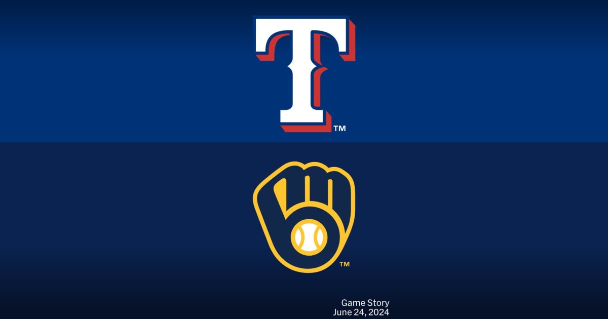 Texas Rangers at Milwaukee Brewers Game Story, Scores/Highlights - 06 ...