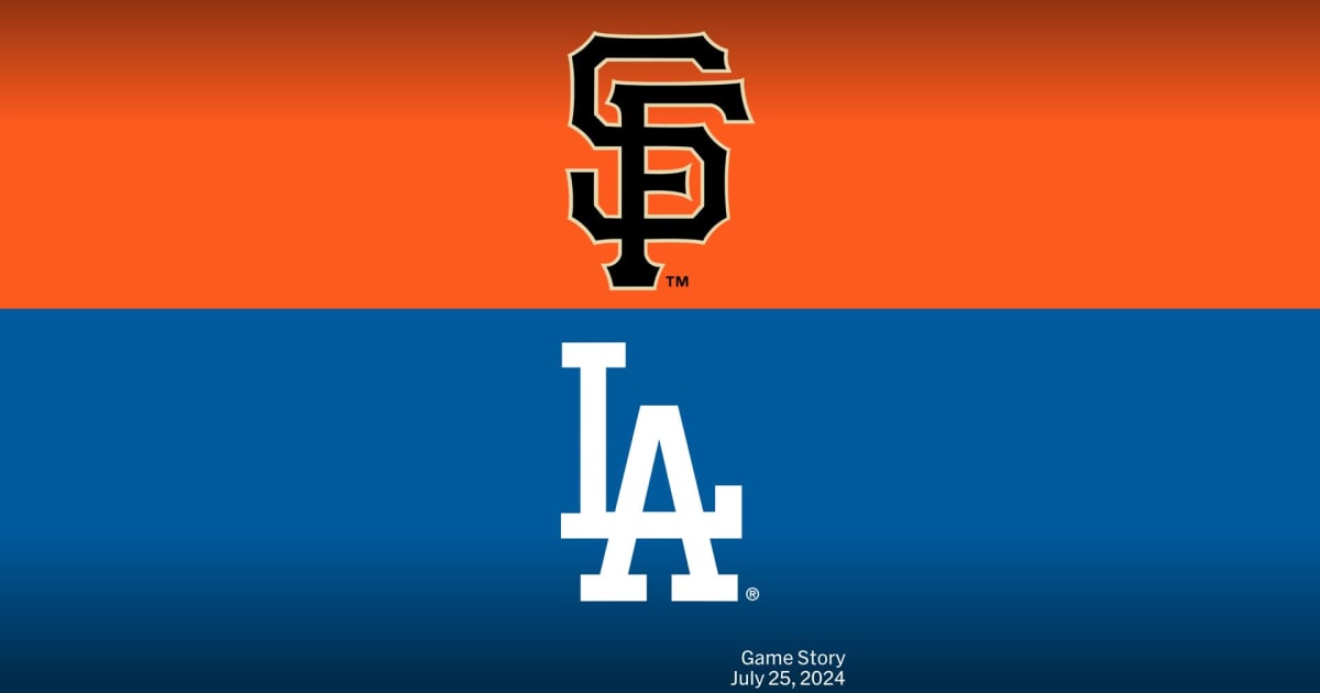 San Francisco Giants at Los Angeles Dodgers Preview - 07/25/2024 - MLB ...